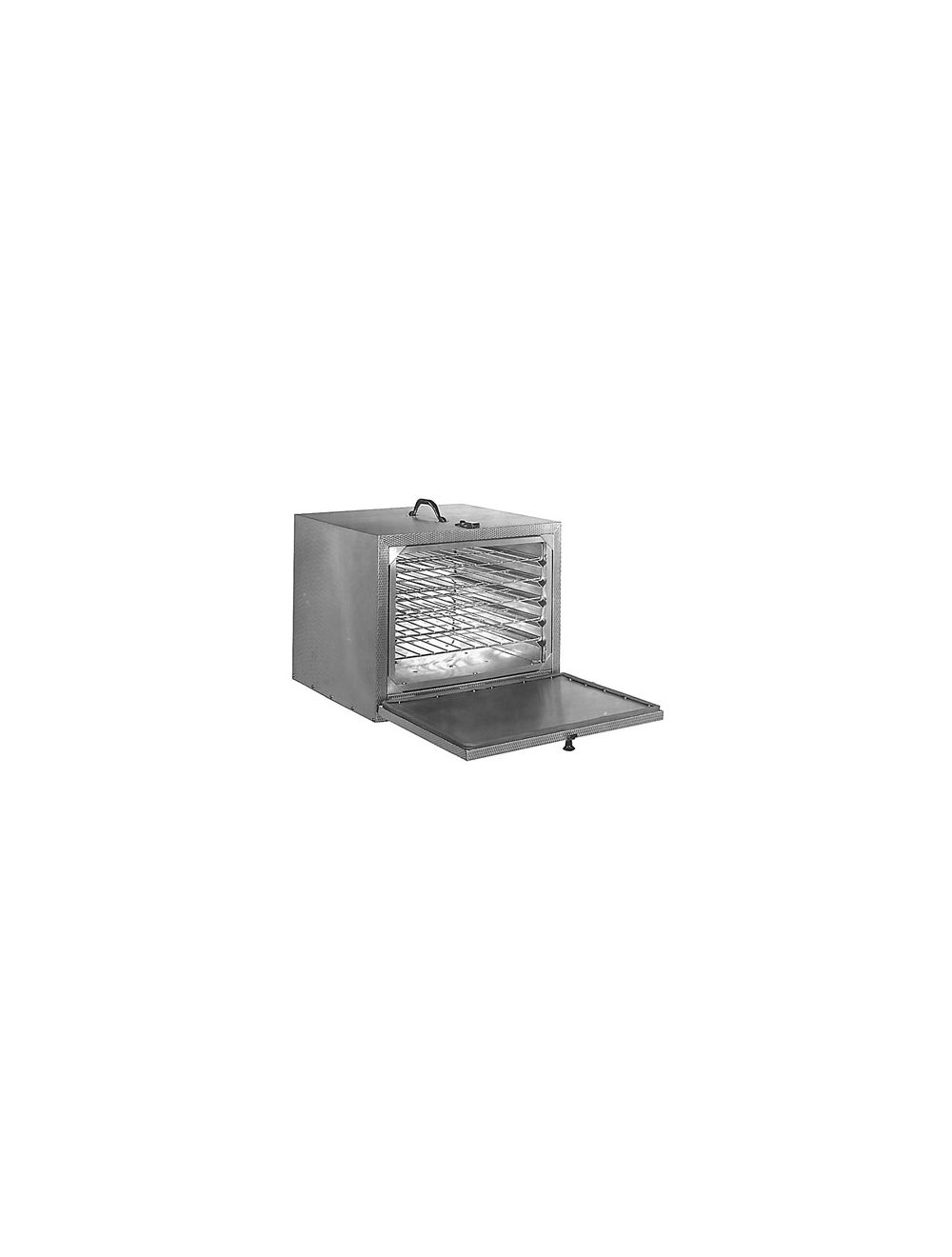 Hot food box, Aluminum, Holds 5 16" pizzas