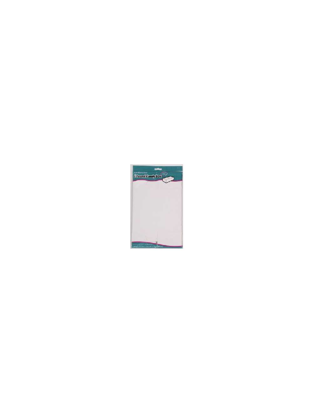 1 lb White box, 4 boxes, 7.25x3.5