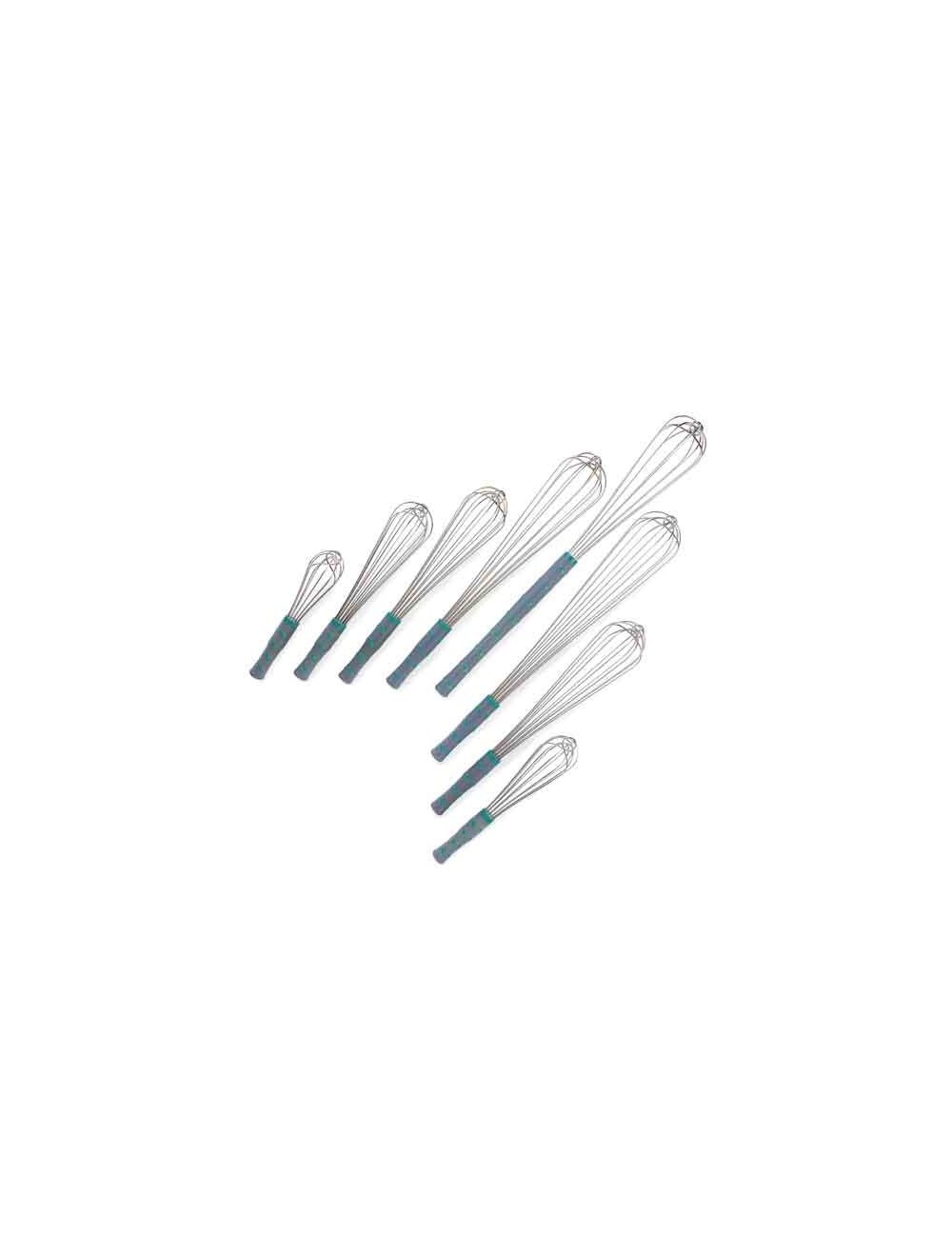 French whip, 12", Aqua nylon handle, Heat resist