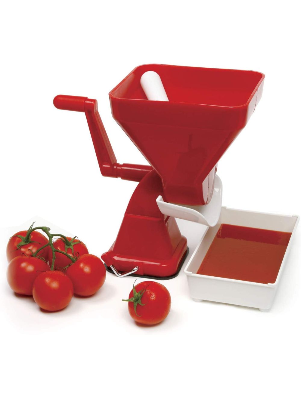 Jumbo Tomato Press Hand Crank