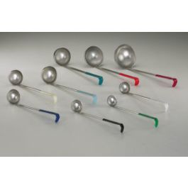 4 oz Heavy one piece ladle w/ rubber handle