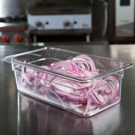 Third pan, 4" deep, Clear